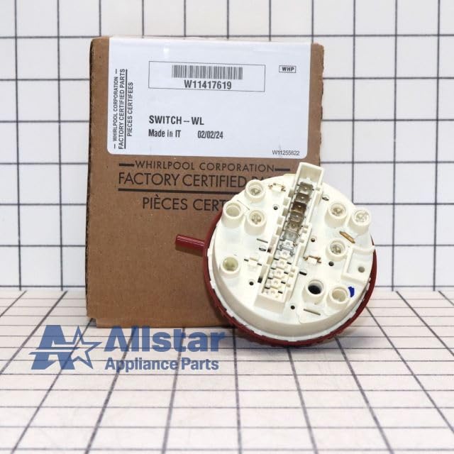 W11417619 Washing Machine Pressure Switch
