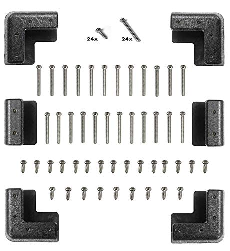 Solar Panel Mounting Brackets Corner Mount Kits Supporting for Framed Solar Panels,Installation On RV Caravan Boats Camper Trailer Marine Motorhome House Roof, Compatible with Renogy Solar Panel