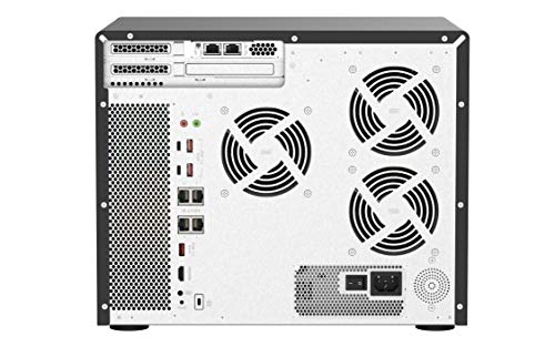 QNAP TVS-h1688X-W1250-32G High-speed media NAS with Intel® Xeon® W-1250 CPU and Two 10GbE Ports