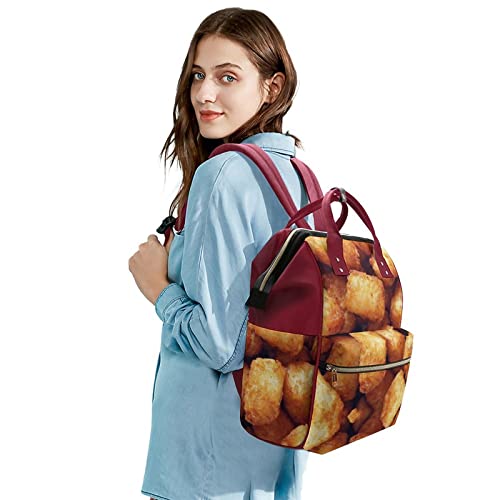 Tater TOT Waterproof Mommy Bag Diaper Bag Backpack Multifunction Large Capacity Travel Bag