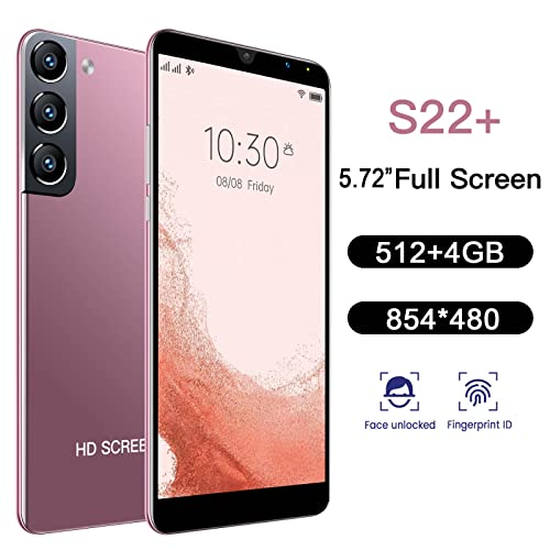 Unlocked Smart Phone, Android Mobile Phone HD Full Screen Phone, Dual SIM Unlocked Cell Phone 2200mAh Battery, 5.72-inch Touch Screen Mobile Cell Phone, 512MB+4GB RAM, 2MP+5MP (Purple)