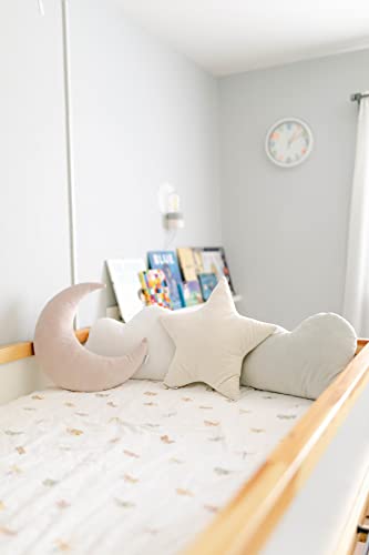 Ullabelle Decorative Pillow, Decorative Nursery Pillow, Playroom Décor, Cute Throw Pillows (Pink Moon)