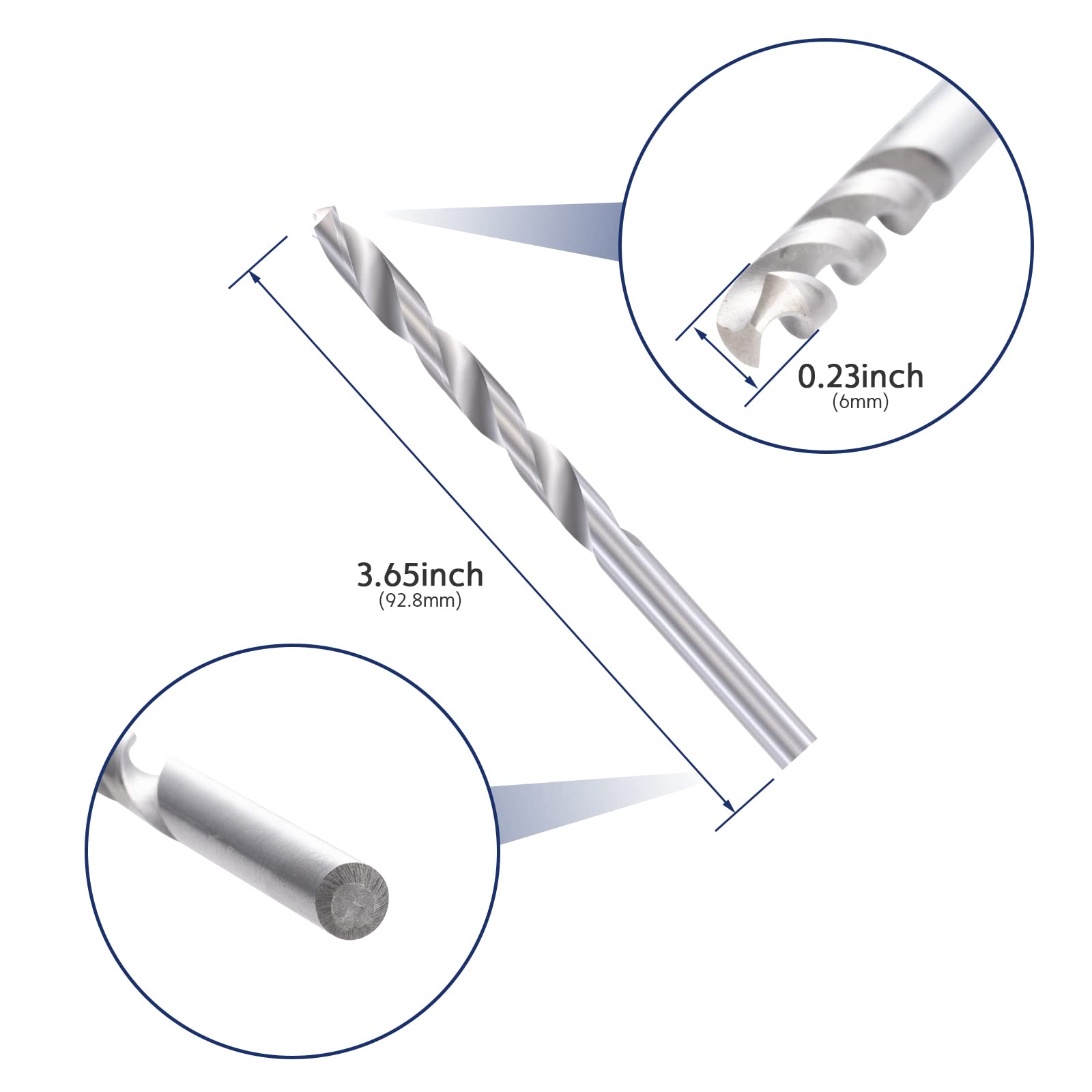 RiaYer 10 Pack Eye Bolt, 1/4β x 3" T316 Stainless Steel Eyebolts, Heavy Duty Shoulder Lifting Ring Threaded Eyebolts with Nuts and Washers HF038B