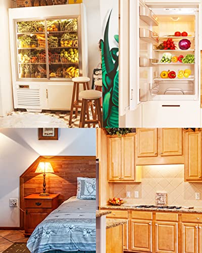 Warm White A15 Appliance Light Bulb, 40W Equivalent, 120V, 2700K, E26 Medium Base, LED Light Bulbs for Refrigerator, Fridge, Freezer, Stove Hood, Range Hood, Waterproof, Shatterproof, Not Dimmable