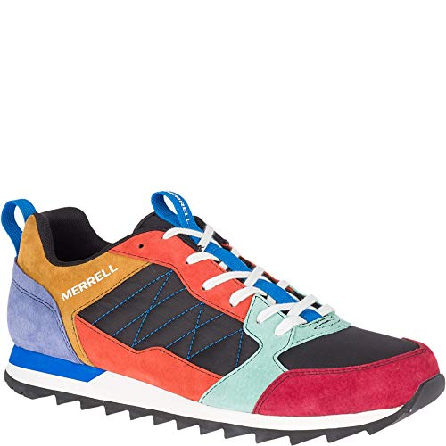 Merrell® Alpine Sport Sneakers for Men – Leather and Nylon Construction – Lightweight EVA Midsole Sport Multi 12 M