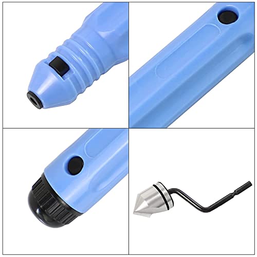 PUKSO Deburring Countersink Tool Set，RD16.5-BC1651 Countersink Hand Reamer, Great Burr Remover Hand Tool for Wood, Plastic, Aluminum, Copper and Steel