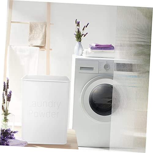 Washing Powder Storage Bucket Laundry Containers for Powder Container for Flour Softner Washing Powder Containerent Laundry Powder Storage Container Bin 1 Set