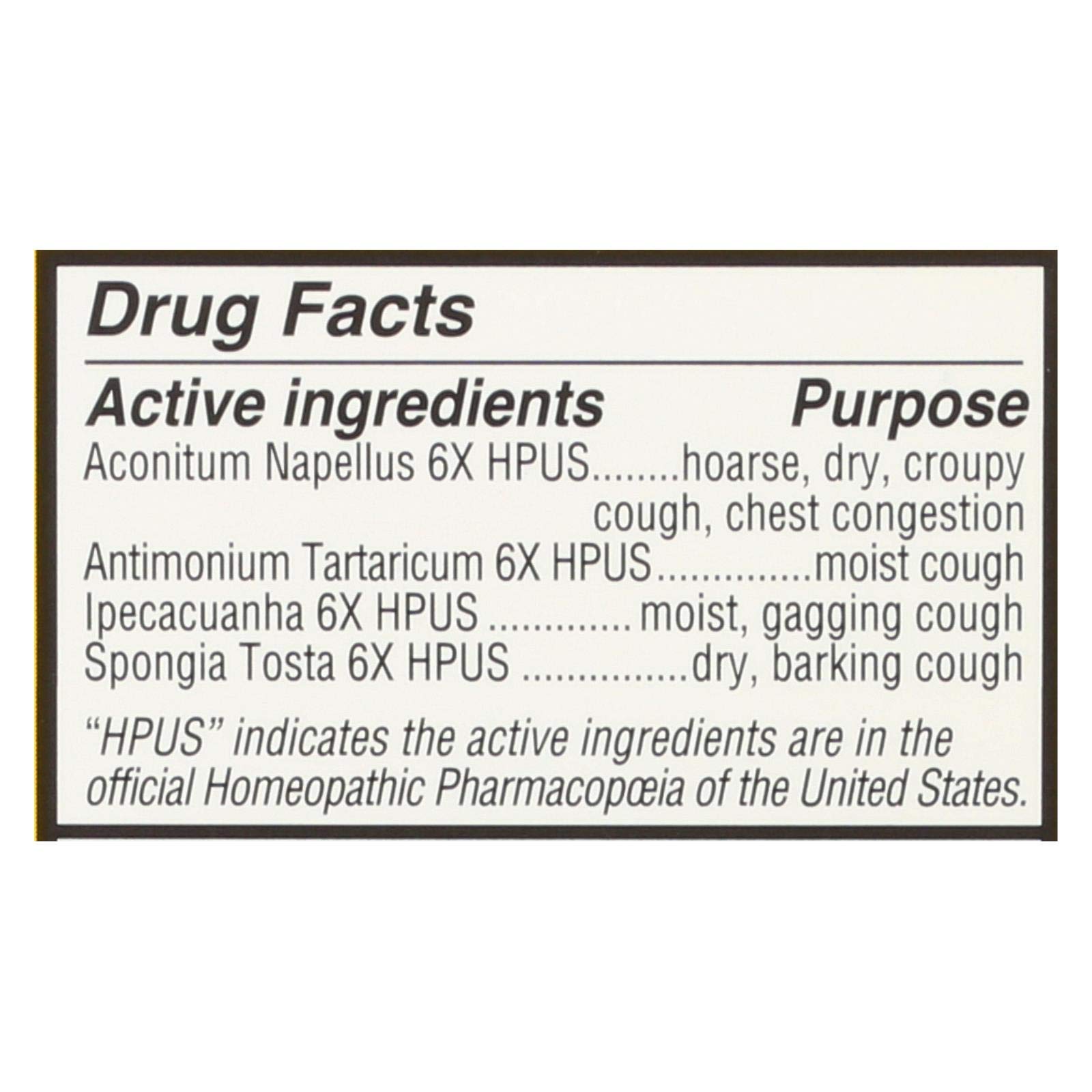 Hyland's Cough Syrup with 100% Natural Honey 4 Kids 4 oz