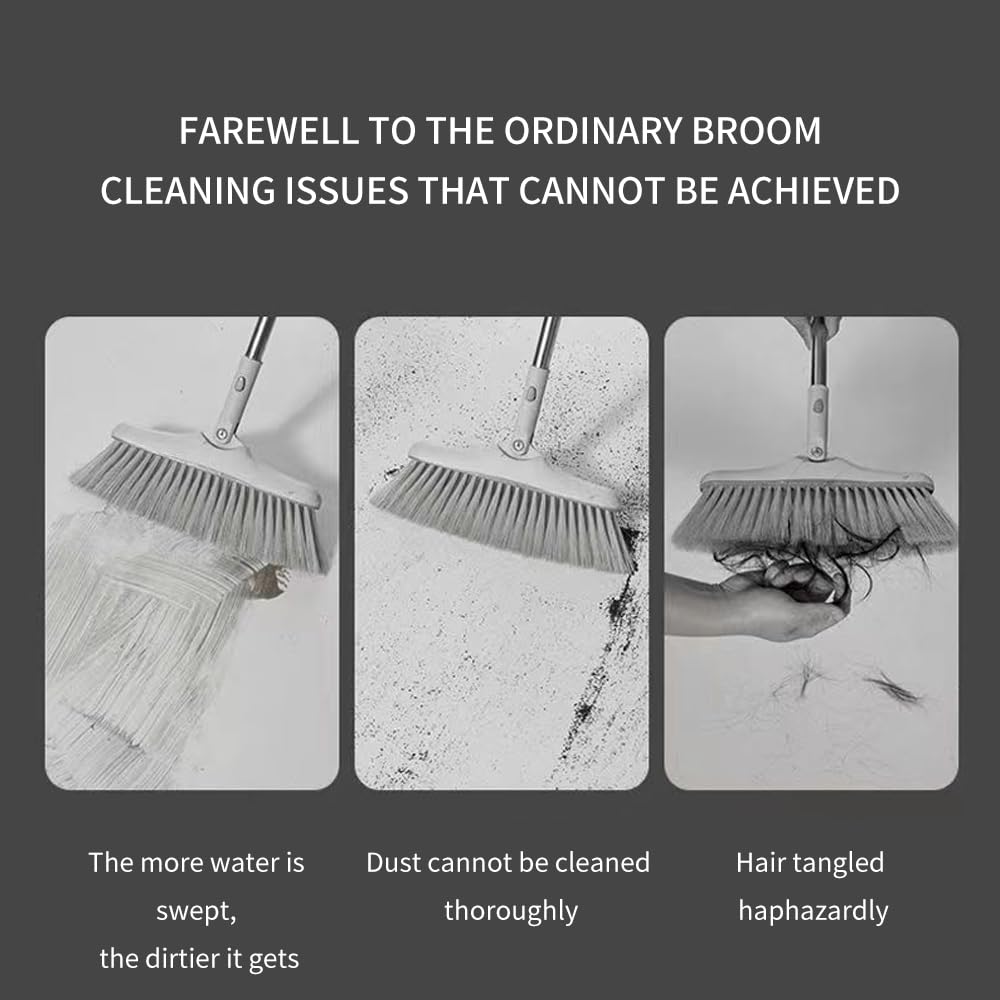 Wiper Floor Scraper Home Bathroom Magic Sweeper Double Razor Silicone Scraper Floor Cleaner