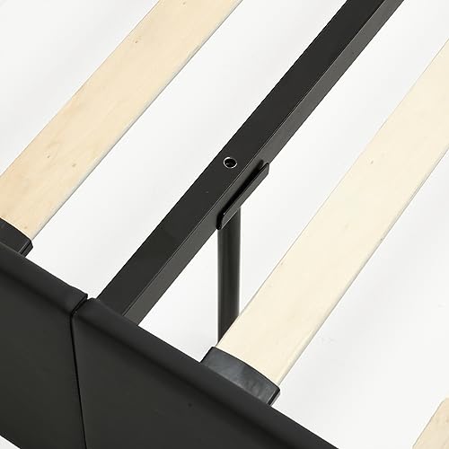 X Rocker Orion eSports Twin Gaming Bed, Black Faux Leather, Durable Frame and Padded Headboard