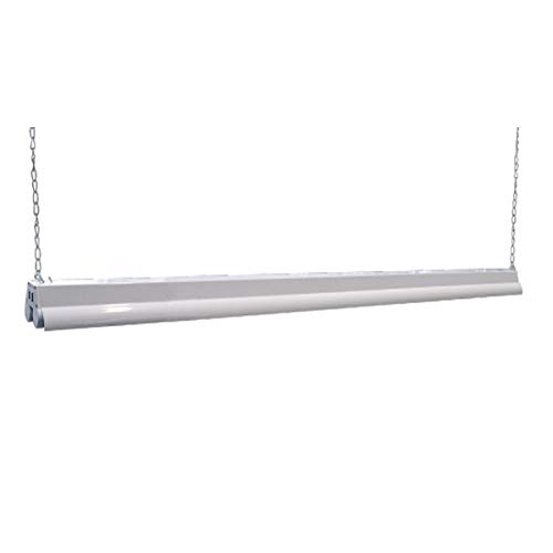 LED Shop Light for Garages, Work Areas and Shops - 4 Foot with Plug - 4200 Lumen - 4000K Cool White - Linkable