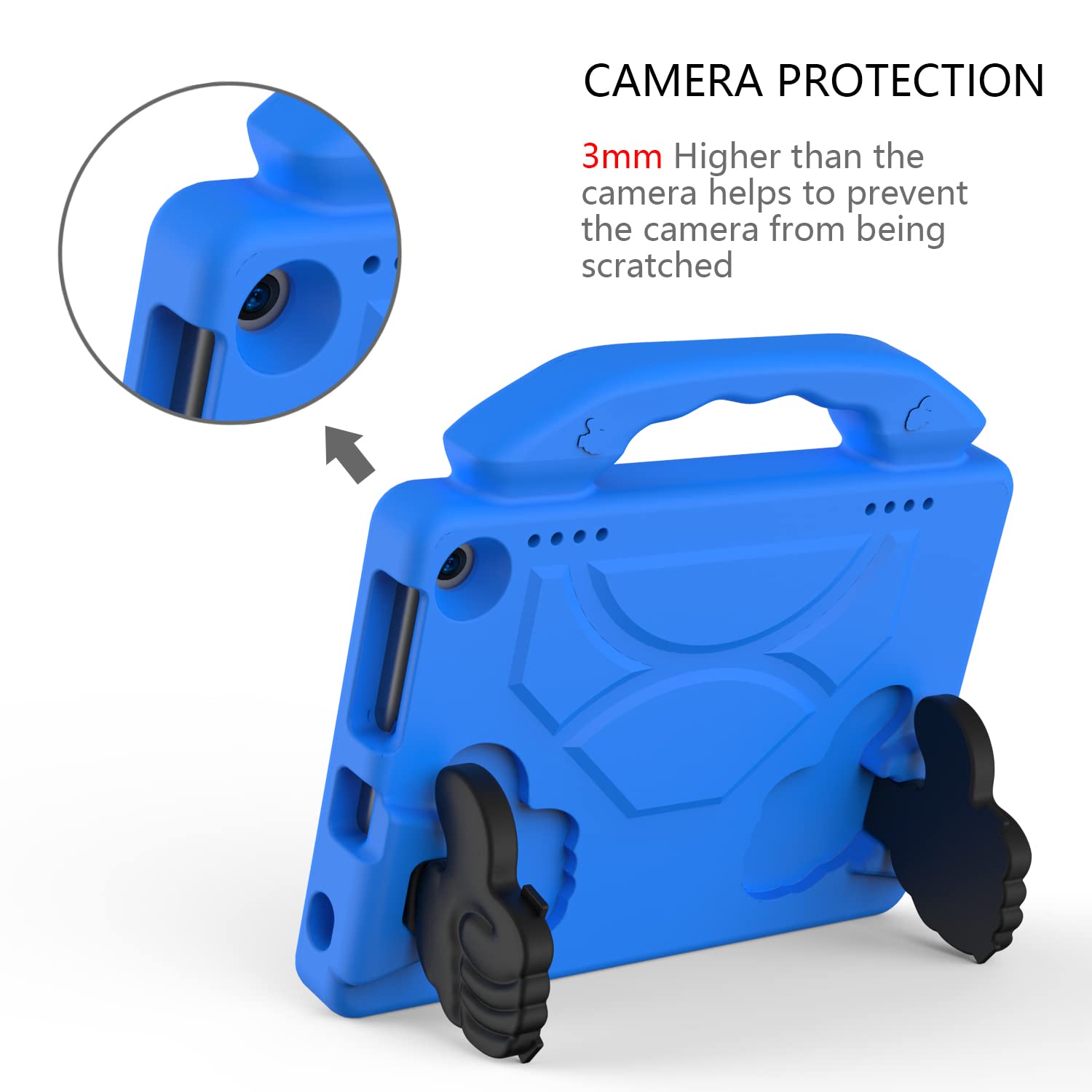 Kids Case for Amazon Fire HD 8 & Plus 2020 10th Generation- Lightweight Shockproof Handle with Stand Kid-Proof Case for All-New Fire HD 8 inch Tablets