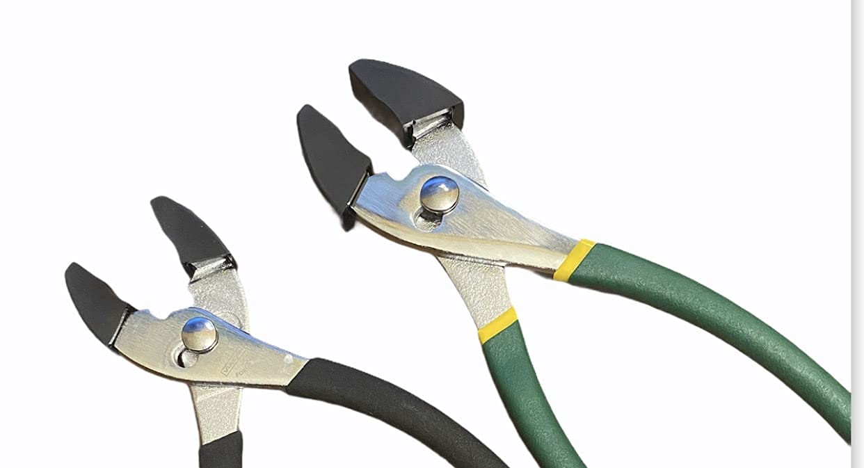 Soft Jaw Covers for Slip-Joint Pliers Both 6 Inch & 8 Inch Non-Marring Rubber Plastic Cover Pads Protectors for Plier Jaw for Sensitive Material Slip On