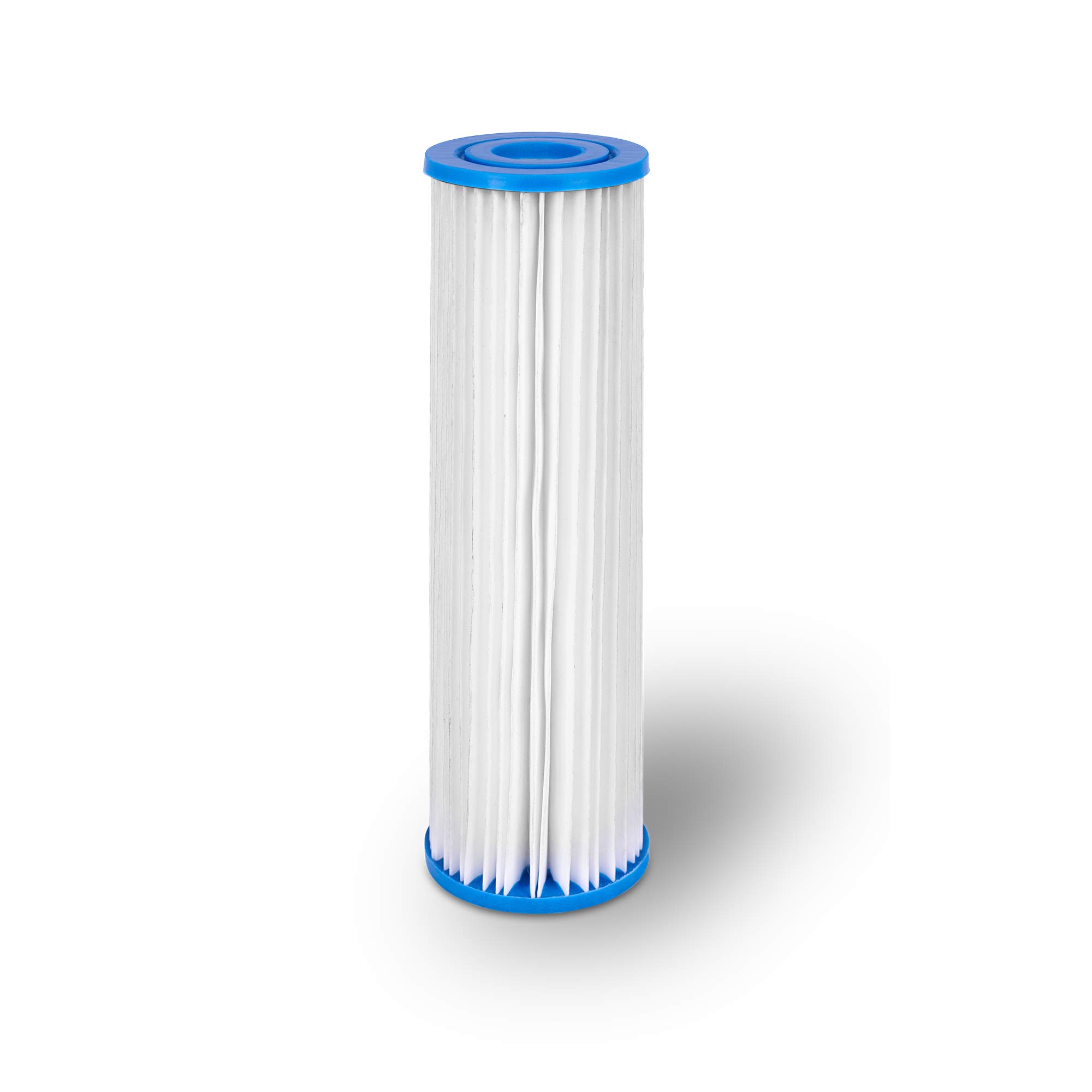 Ronaqua 6 Pleated Sediment Water Filter Cartridge 9.87βx 2.5β Amplified Surface Area, Removes Sand, Dirt, Rust, Extended Filter Life WELL-MATCHED with WHKF-WHPL, 801-50, WB-50W, WFPFC3002, SPC-25-1050