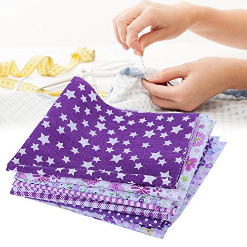 Sewing Cloth, Cloth Printed Fabric Comfortable Cotton Fabric Easy to Iron Beautiful Printing Patterns for Craft Fabric Bundle