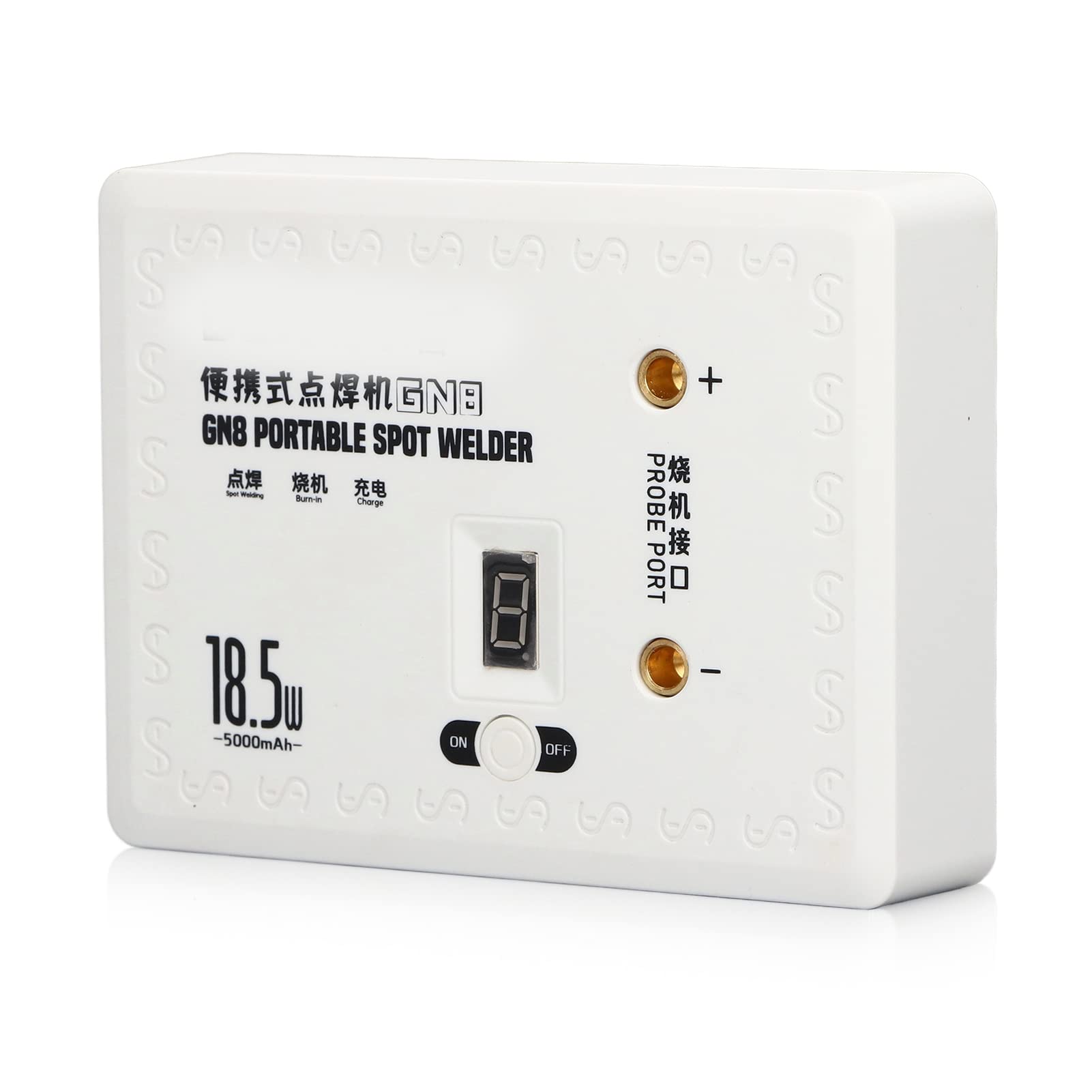 Repair Spot Welder, 8 Adjustable Output Power Spot Welding Machine Multifunctional 5000mAh Batteries for Electronics Repair