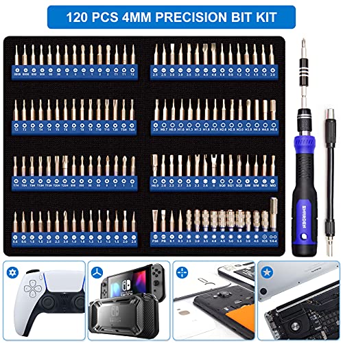 SHARDEN Precision Screwdriver Sets Magnetic 1/4 Inch Nut Driver Set Multi Screwdriver 191-in-1 Repair Tool Kit for Computer, iPhone, Laptop, Cell Phone, PS4, Nintendo, Xbox, Electronics, Householdā¦