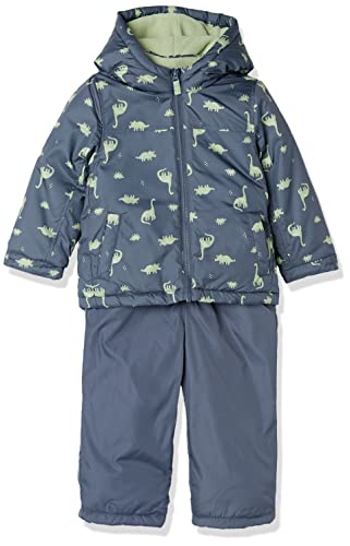 Simple Joys by Carter's Baby Water-Resistant Snowsuit Set-Hooded Winter Jacket, Dino, 3T