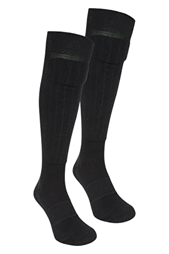 Mountain Warehouse Ski Winter Warm & Thick Snow Socks Jet Black 8-12