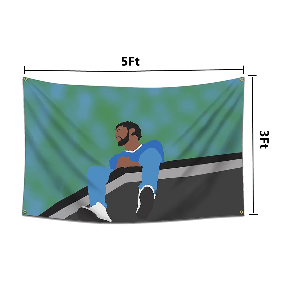 J Cole Flag Tapestry 3x5 Feet Funny Rapper Banner For College Dorm Room Guys Man Cave Frat Bedroom