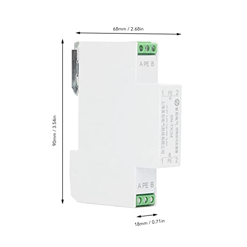 Mxzzand Voltage Surges Protector, RS485 Surge Protection Device Wide Application Quick Response for Equipment
