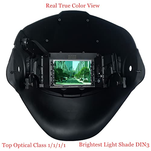 Powered Air Purifying Respirator Auto Darkening Welding Helmet, Personal Protective Equipment, Industry Welding Mask PAPR Kit (B. Helmet PAPR Kit)