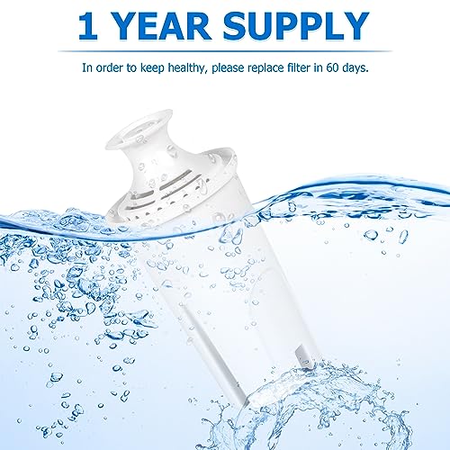 Replacement Pitcher Water Filter OB03 for Britta Pitchers and Dispensers (6 PACK) Water Pitcher Filter Compatible with Britta OB03 Classic 35557 Mavea 107007 by LUXRILIX