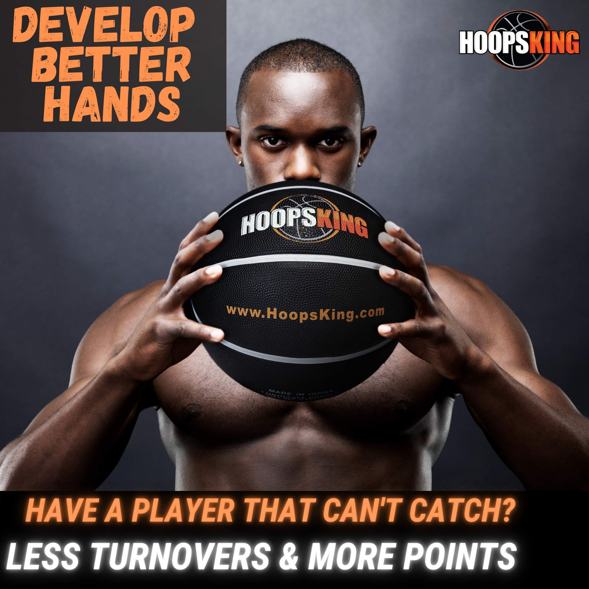 HOOPSKING Weighted Basketball with Online Training Video, 28."5-2.75 lbs, 29.5" - 3 lbs (28.5 Inch (Women))