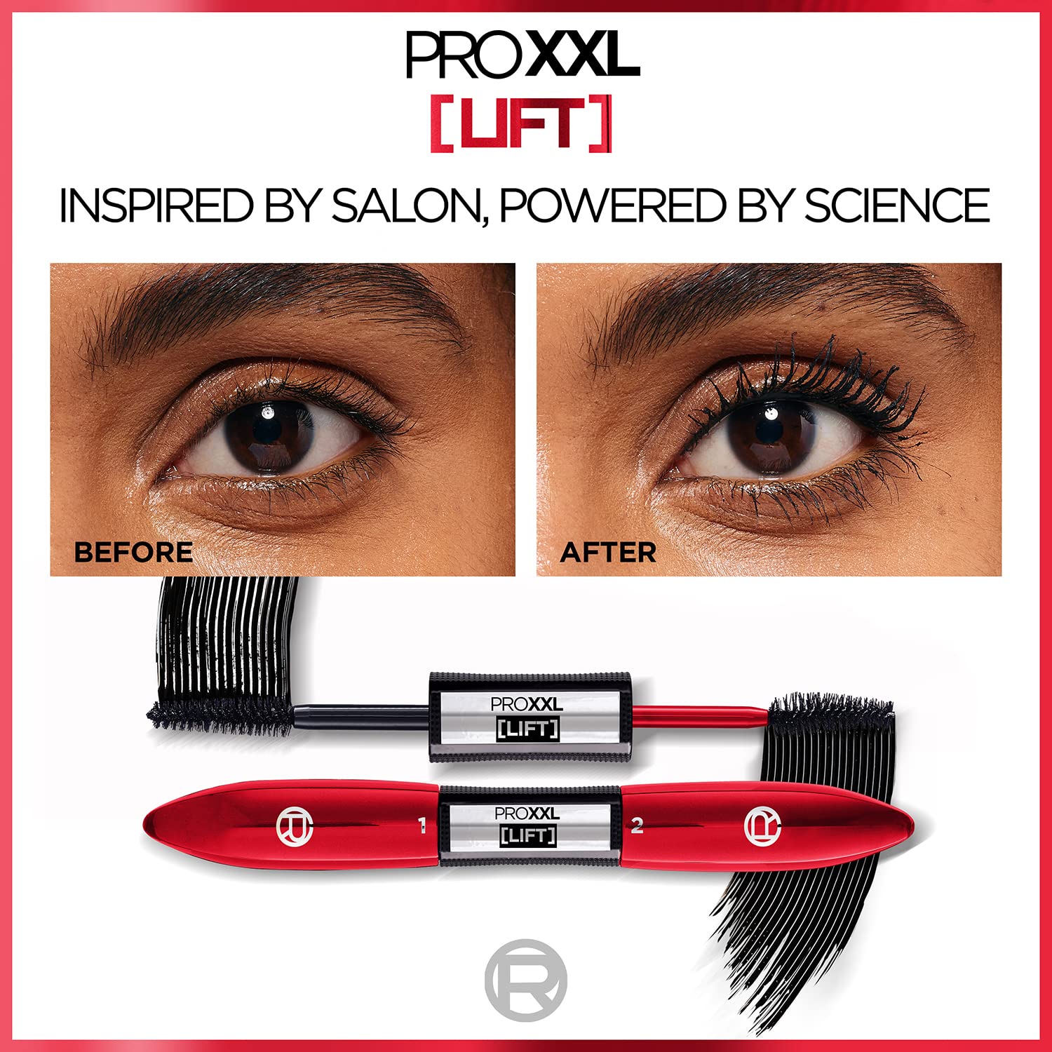 L'Oreal Paris Pro XXL Lift 2 Step Mascara - Black