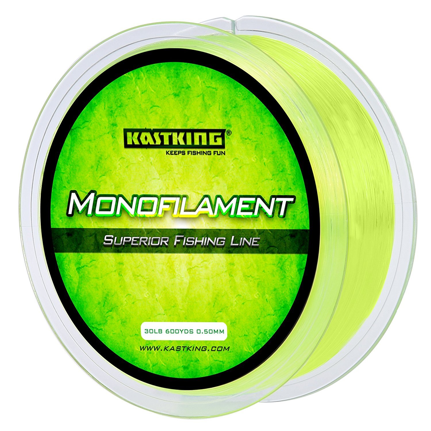 KastKing Premium Monofilament Fishing Line, Sunrise Yellow,300Yds,12LB