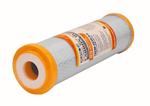 PureT CBCM-2510-0.5, 10x2.5" Chloramine Reduction Water Filter - NSF Certified - Carbon Block Chloramine Reduction Filter (.5 u Micron Rated)
