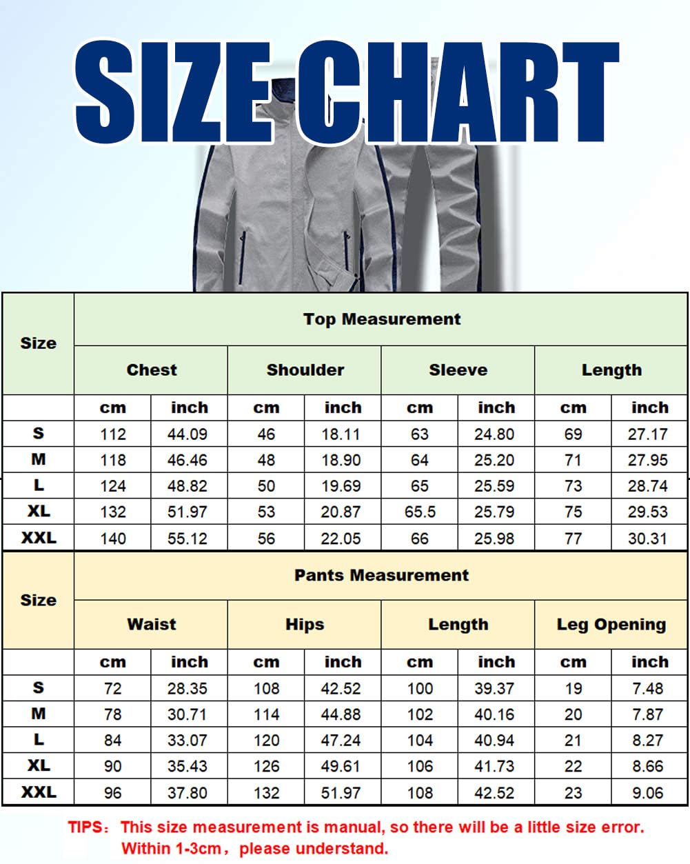 KASUNA Men's Tracksuits Casual Athletic Sweatsuit 2 Piece Track Suits Set Long Sleeve Training Jogging Outfits Full Zip Shenhui-M