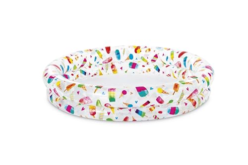 Intex Inflatable Stars Kiddie 2 Ring Circles Swimming Pool (48" X 10") [Assorted Styles]
