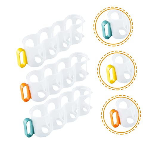 UPKOCH 3pcs Cans Organizer Food Storage Box Food Dispenser Beer Refrigerator Stackable Soda Can Holder Refrigerator Drink Rack Pantry Can Organizer Fridge Can Holder Soda Rack Soda Holder