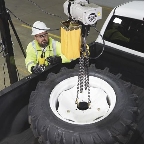 Strongway Round Chain Electric Hoist - 1-Ton Load Capacity, 9.8ft. Lift