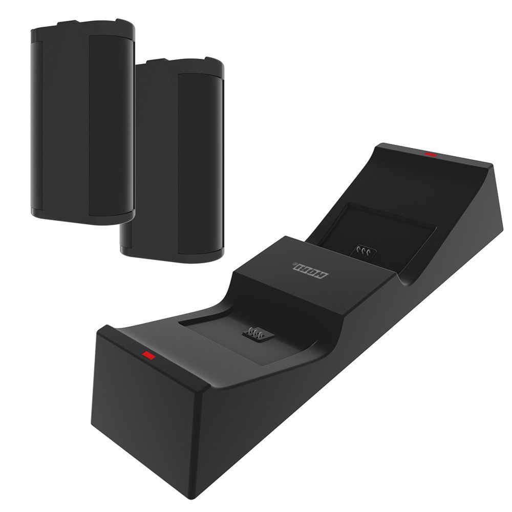 HORI Dual Charger for Xbox One with Two Rechargable Battery Packs