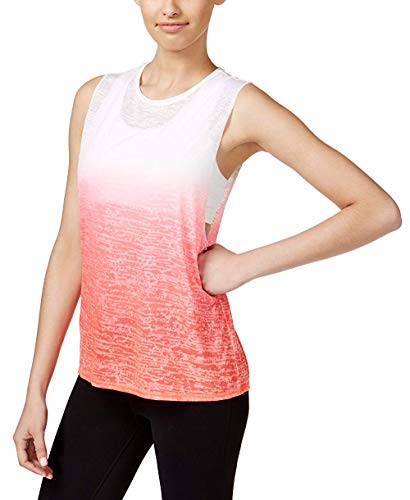 IDEOLOGY $30 NEW 16430 Dip Dyed Burnout Tank Womens Athletic Top L