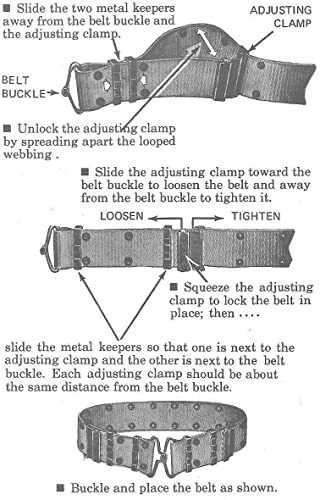 US Army ALICE Equipment Pistol Belt - Genuine US