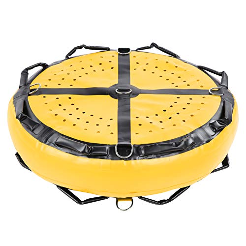 LZKW Float Buoy Diving Buoy, Dive Float Signal Marker Training Buoy, 1000D for Diving Water Sports(Yellow)