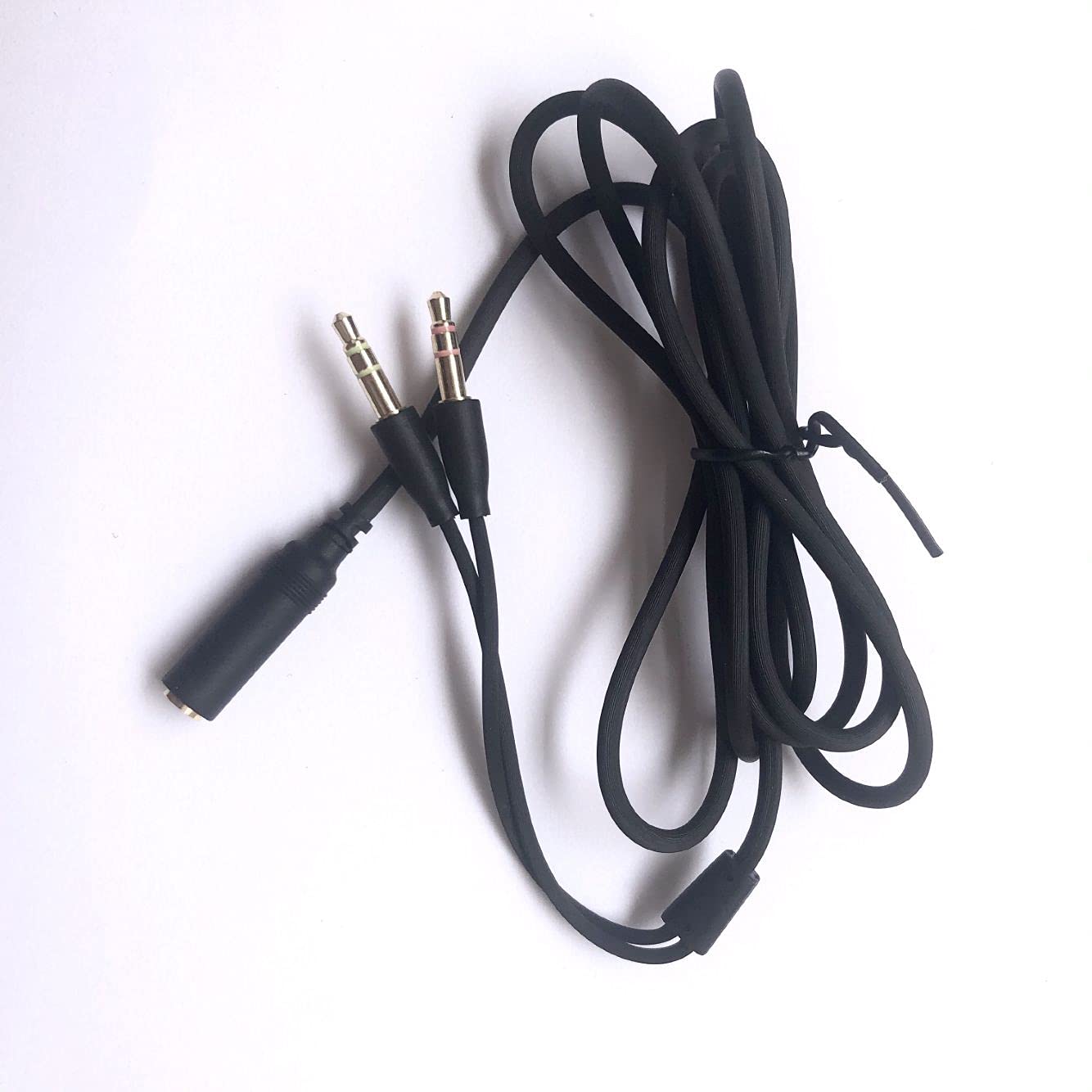 LZYDD Headset Y Splitter Audio Cable Separate Microphone Headphone Port Gaming Headset Splitter PC Headphone Adapter Cord for Razer Kraken X/BlackShark V2 Pro/Razer Nari