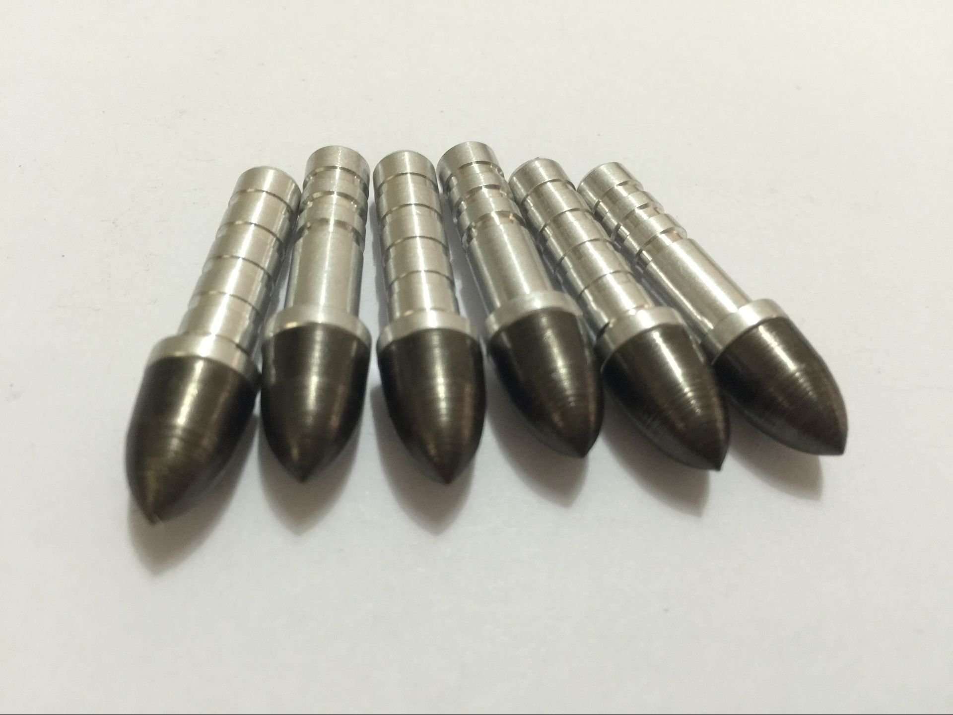 JIEXI HWYP 8850 Archery Crossbow Glass Fiber Arrow Tips with Connectors Pack of 50