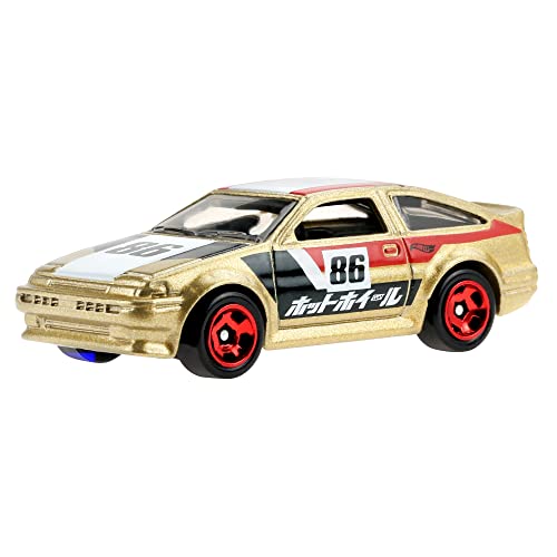 Hot Wheels Japanese Multipacks of 6 Toy Cars, 1:64 Scale, Authentic Decos, Popular Castings, Rolling Wheels, Gift for Kids 3 Years Old & Up & Collectors