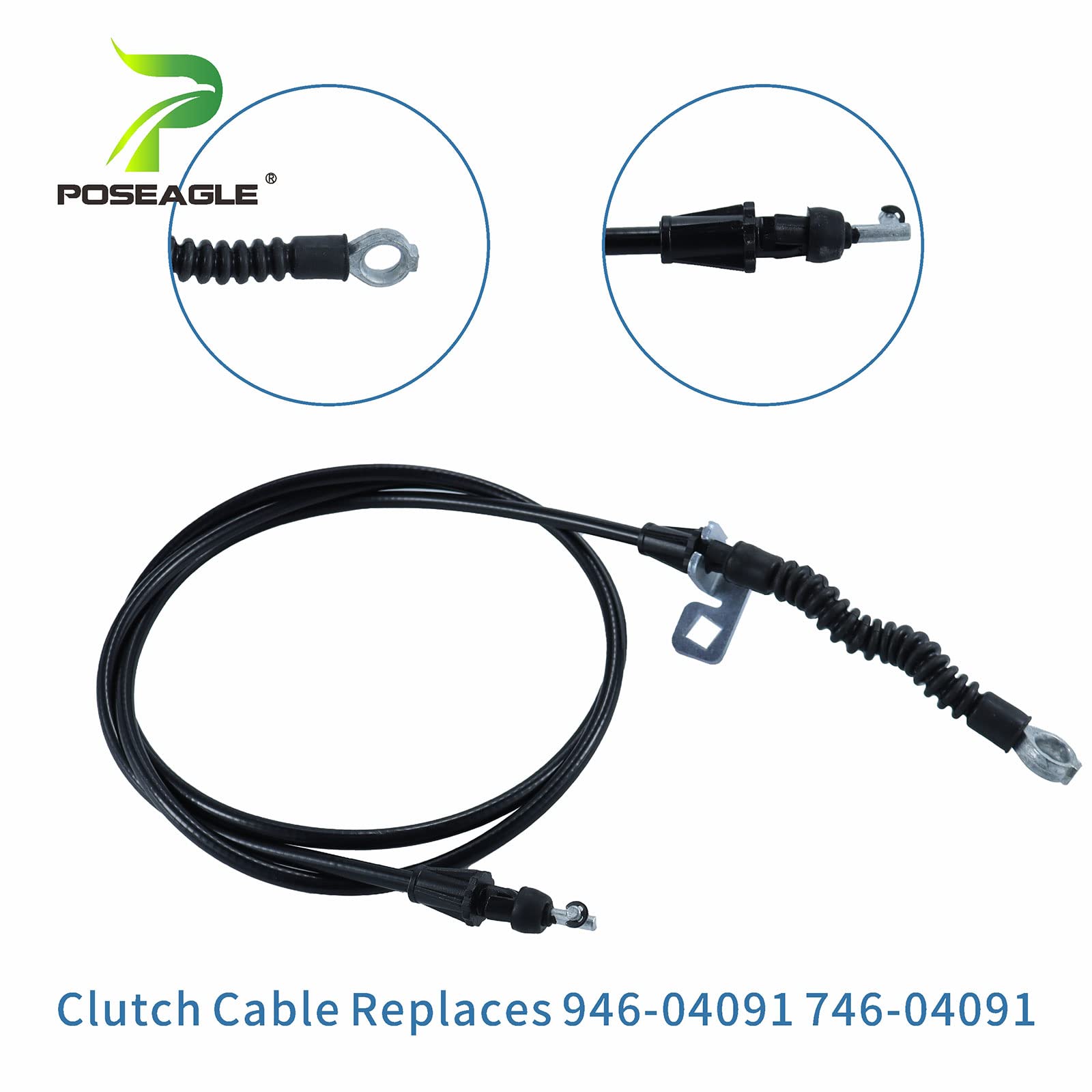 POSEAGLE 2 Pack 585271601 Deflector Cable Compatible with Husqvarna 585271601 Deflector Cable 585271601, Poulan 532420672 Cable, Husqvarna 532420672, Poulan Snowblower 420672 Cable