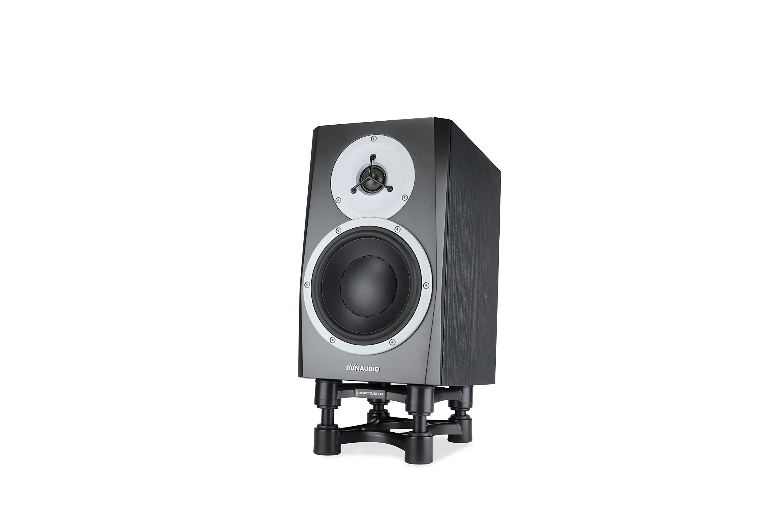 IsoAcoustics Iso-Stand Series Speaker Isolation Stands with Height & Tilt Adjustment: Iso-155 (6.1β x 7.5β) Pair