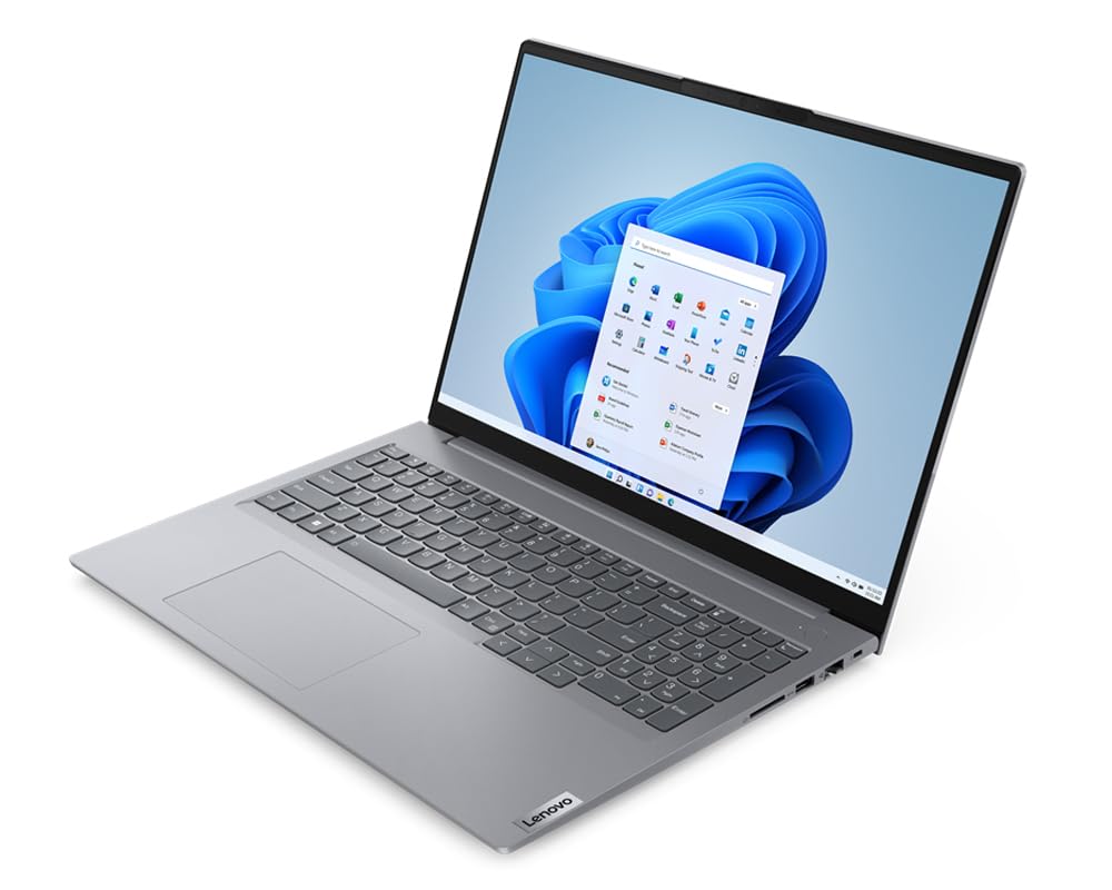 Lenovo ThinkBook 16 Gen 6 Business Laptop 16.0" Touchscreen IPS Display (10-Core Intel i7-1355U, 64GB RAM, 1TB PCIe SSD, Backlit KYB, FP Reader, Thunderbolt 4, WiFi 6, Win10P) w/Dockztorm Hub
