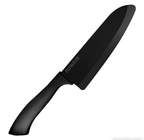 NuWave 8-inch Black Ceramic Chef’s Knife