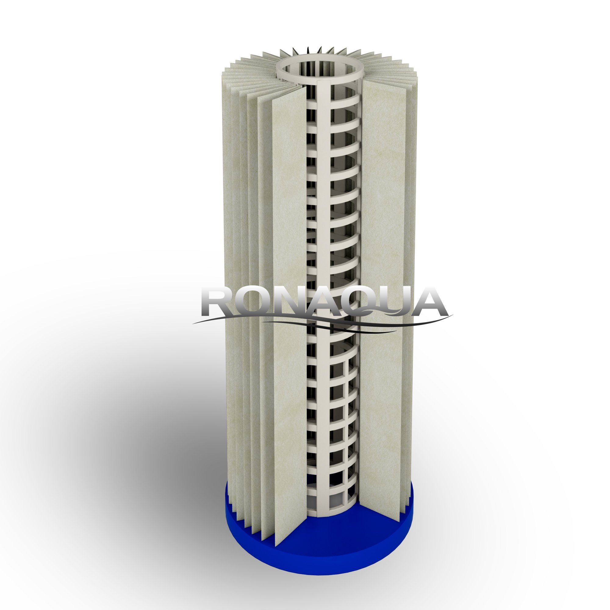 Ronaqua 6 Pleated Sediment Water Filter Cartridge 9.87βx 2.5β Amplified Surface Area, Removes Sand, Dirt, Rust, Extended Filter Life WELL-MATCHED with WHKF-WHPL, 801-50, WB-50W, WFPFC3002, SPC-25-1050