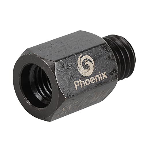 Raizi Adapter Screw for Angle Grinder Polisher Converter Rod Polishing Pad Drill Bit Saw Blade Connecting Accessorie (M14 Female to 5/8"-11 Male)