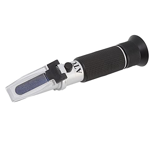 Salinity Refractometer, Wide Application Adjustable Eyepiece Clear Reading Handheld Refractometer for Aquarium
