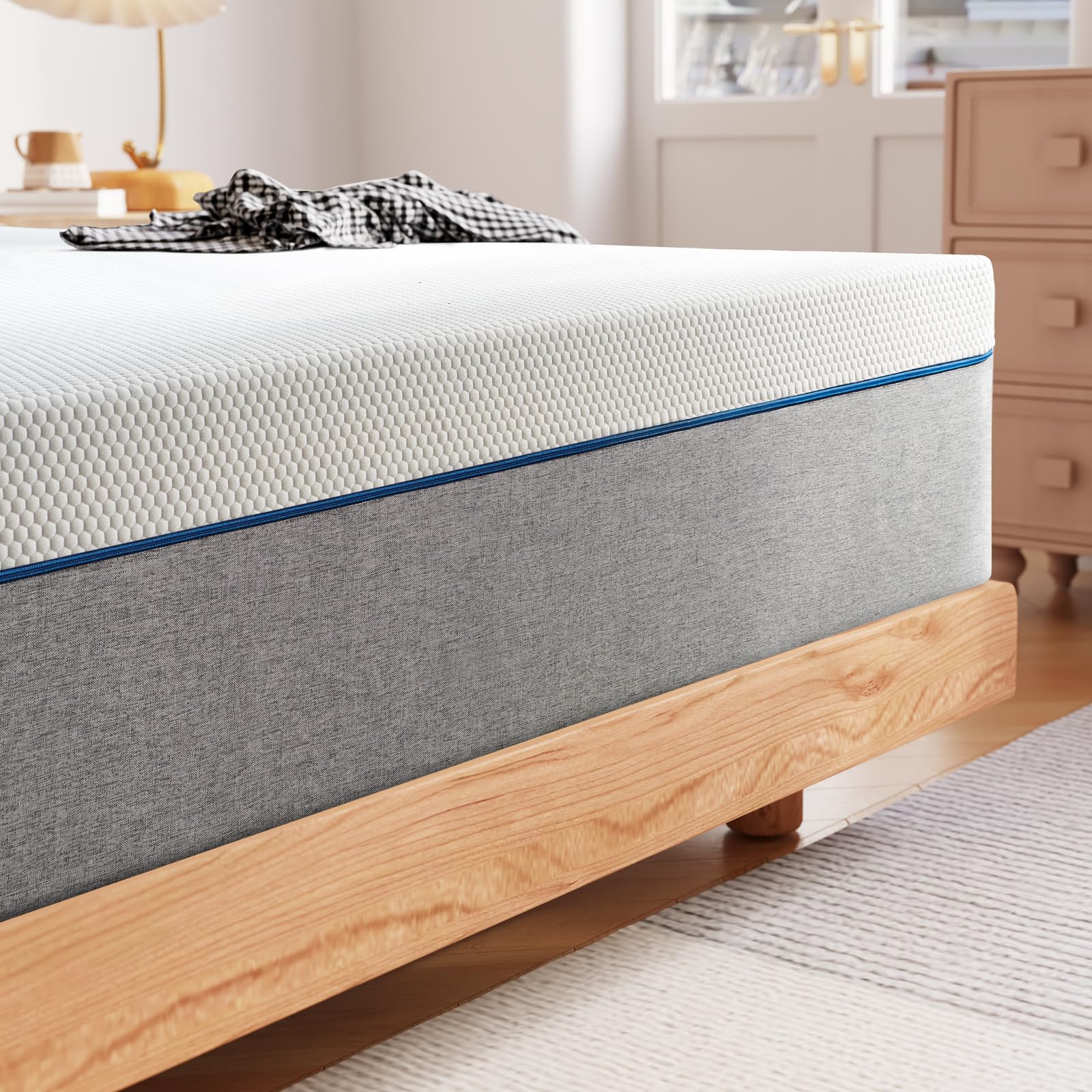 Twolike Full Mattress 10 Inch Full Gel Memory Foam Mattress,Full Size Mattress in a Box, Medium Firm, Mattresses Full Size 75"*54"*10"